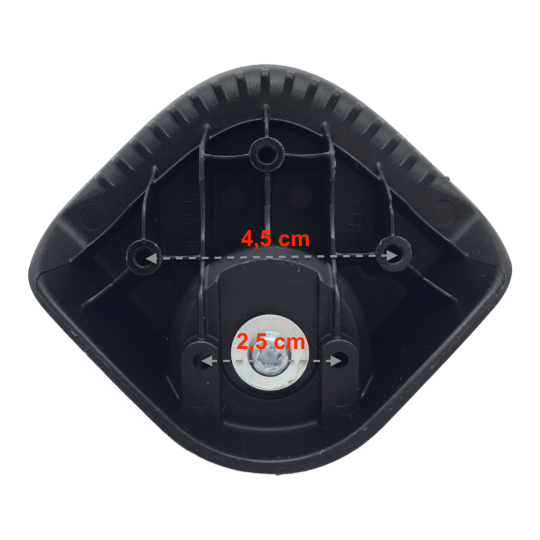 Single replacement wheels OU1114.204 for 4-wheeled hardside luggages ...