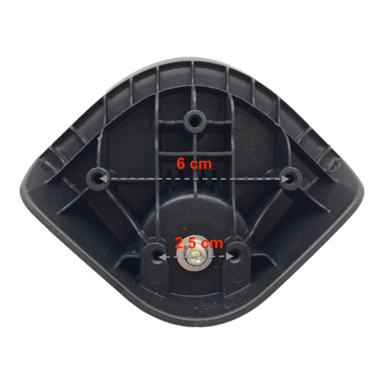 Single replacement wheels OU1425.205 for 4-wheeled hardside luggages ...
