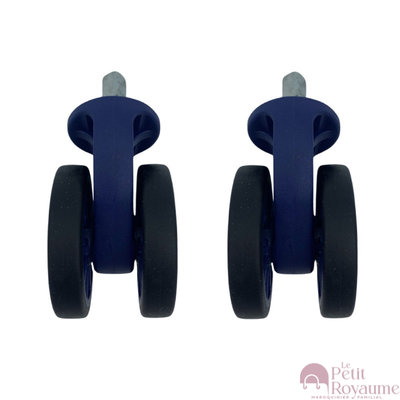 Double replacement wheels for 4-wheeled hardside luggages suitable for ...