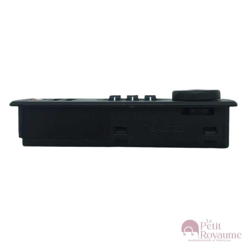 Recessed lock TSA 21123 for softside and hardside luggages