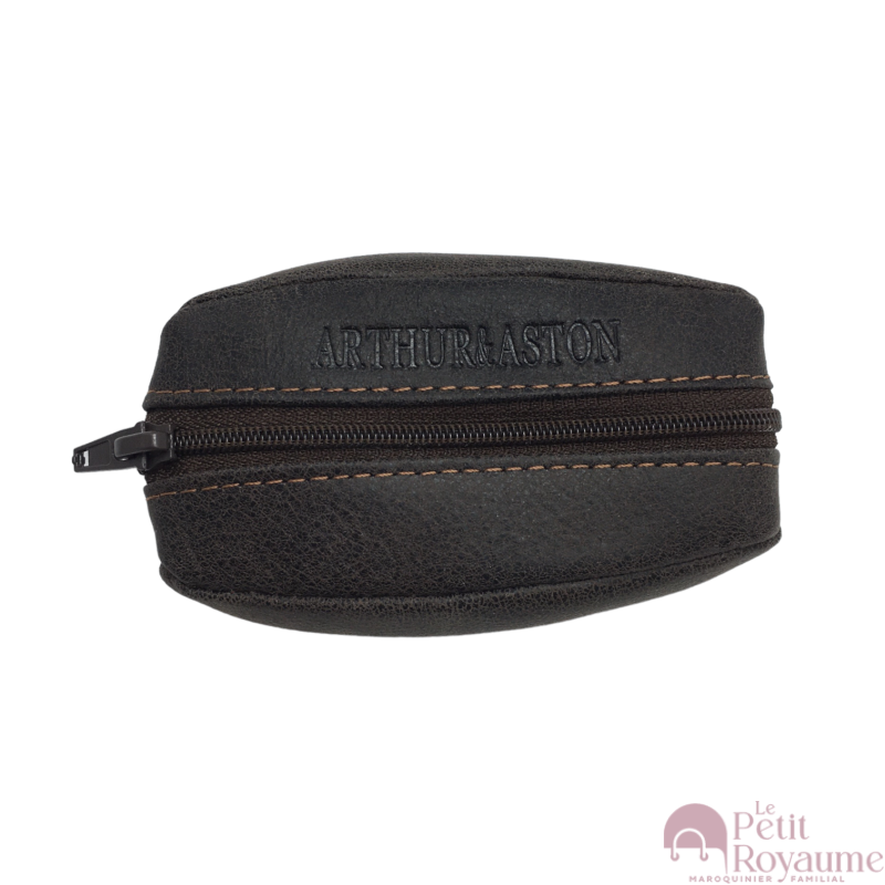 Leather coffee bean wallet Arthur & Aston 1438-209