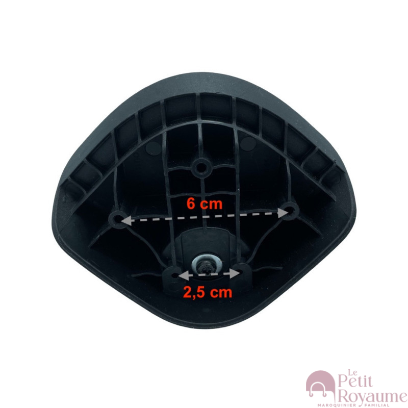 Single replacement wheels OU1114.205 for 4-wheeled hardside luggages ...