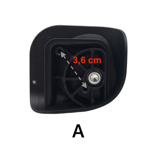 Single replacement wheels Bon Air A-132 or JX9054 for 4-wheeled ...