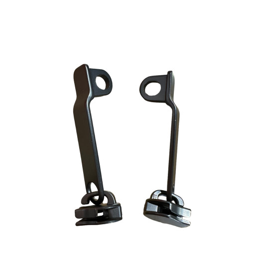 Lot de 2 Tirettes avec curseurs TAC-D gris foncés compatibles valises ...