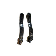 Set of 2 Zipper pulls 6cm TAC-AD argent for hardshell or softshell ...