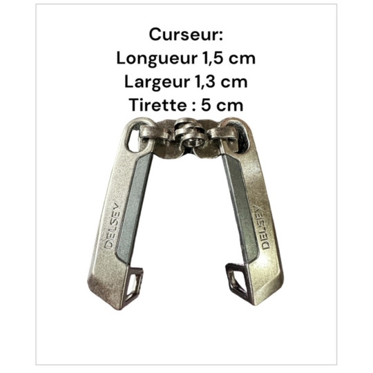 Set of 2 Zipper pulls Delsey02 for hardshell or softshell suitcases ...